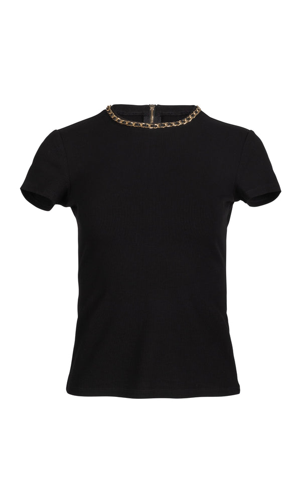 Tate Chain Top in Black | Generation Love